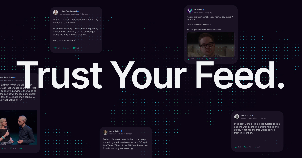 W - The European social network for verified humans